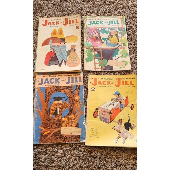 Accents | Four Vintage Jack Jill Magazines 1958 | Poshmark